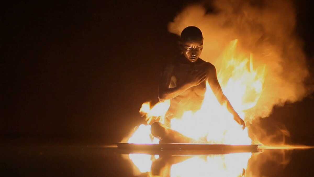 The Burning Buddha - Free Hong Kong | Sculpture Network